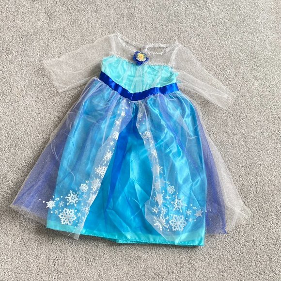 Disney | Costumes | Disney Elsa Fantasy Play Costume Halloween Princess ...